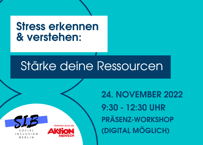 Workshop: Stärke deine Ressourcen - Stress erkennen und verstehen